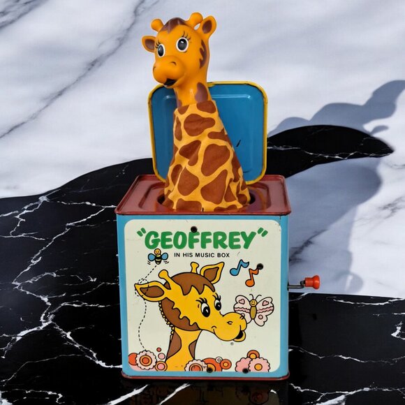 Mattel | Toys | Vintage 975 Mattel Geoffrey In His Music Box Windup ...